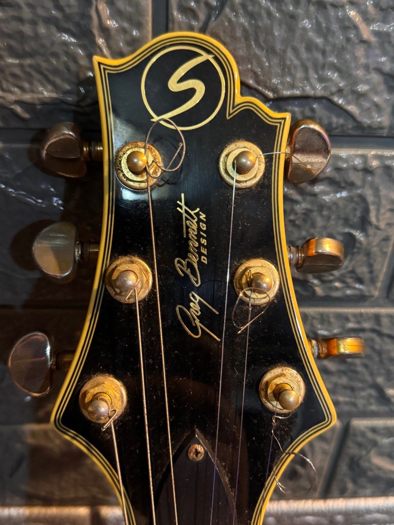 Samick jz-3 lassale Antique natural hollow body greg bennett design electric acoustic guitar ...