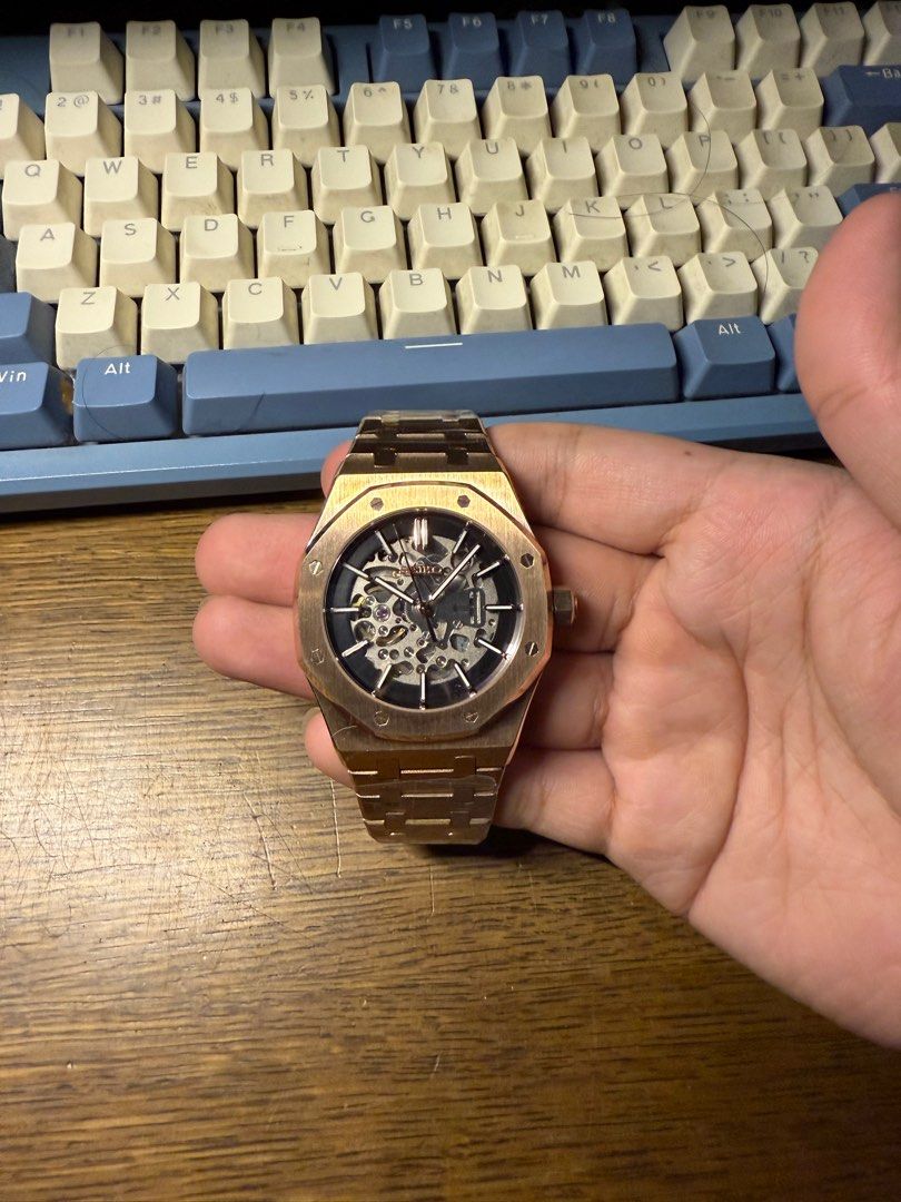 Seiko AP Skeleton Mod, Women's Fashion, Watches & Accessories, Watches ...