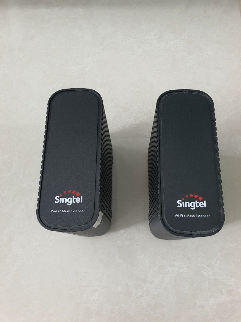 Singtel Wi-Fi 6 Mesh Extender (Pair), Computers & Tech, Parts ...