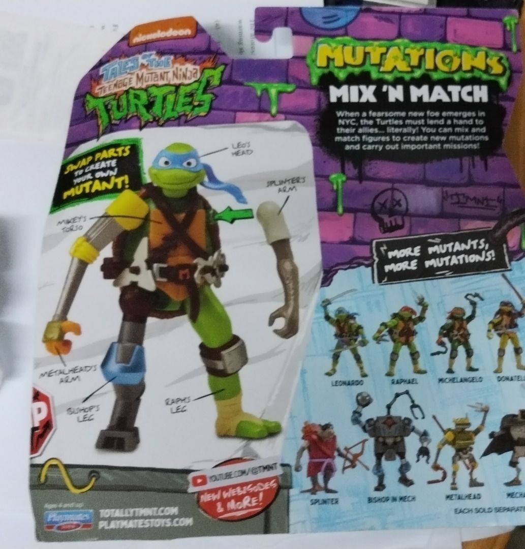 Teenage Mutant Ninja Turtles Mutations Michelangelo Playmates Unveils ...