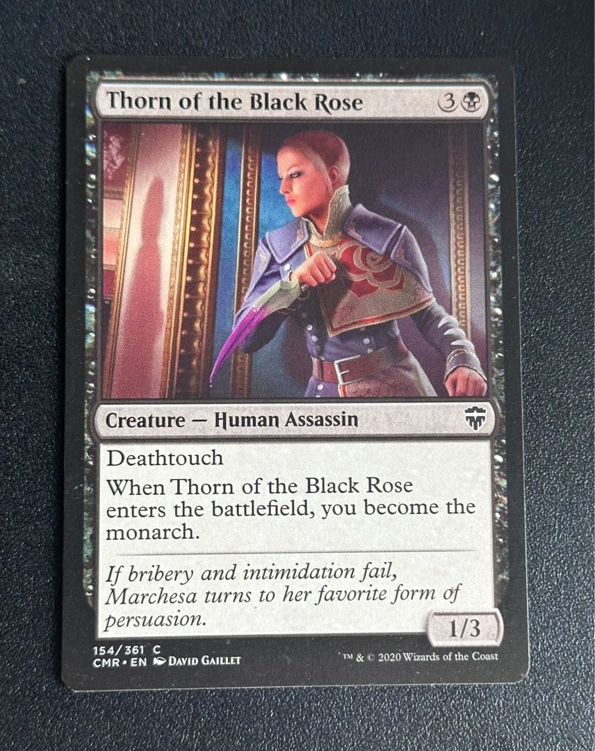 Thorn of the Black Rose - Magic: The Gathering (MTG) - Commander Legends, Hobbies & Toys, Toys ...