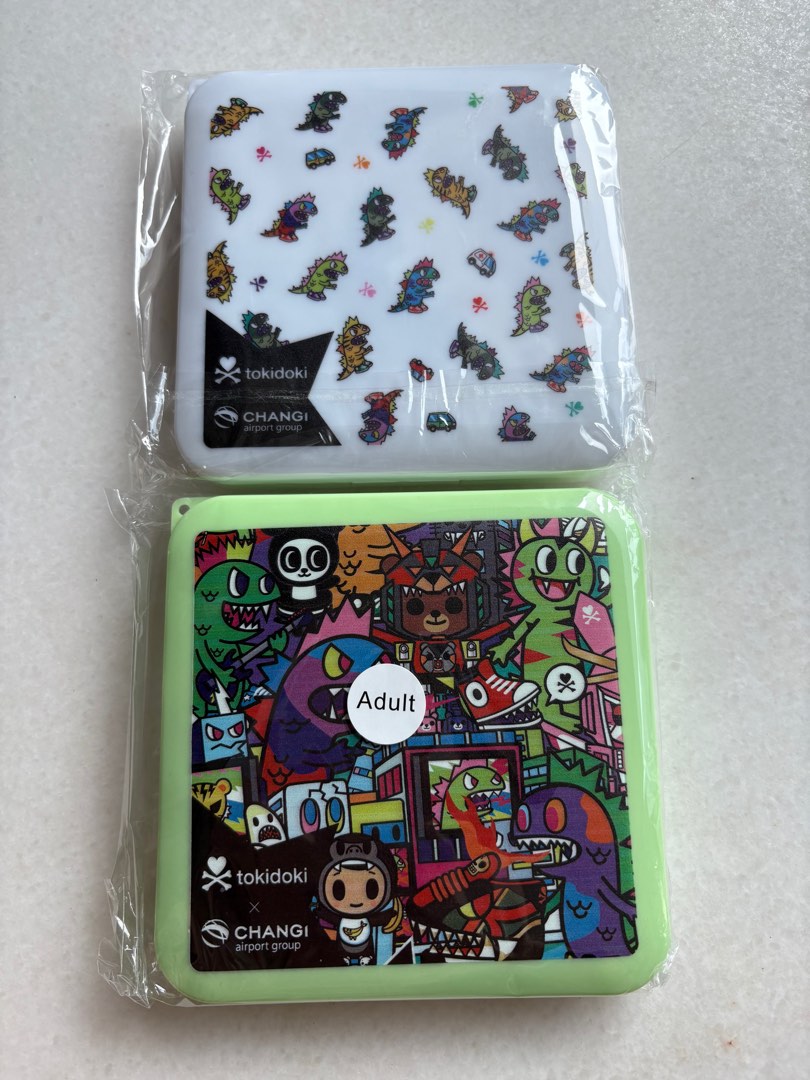 [Tokidoki x Changi Airport] Fabric Face Mask with Case - Adult, Health ...