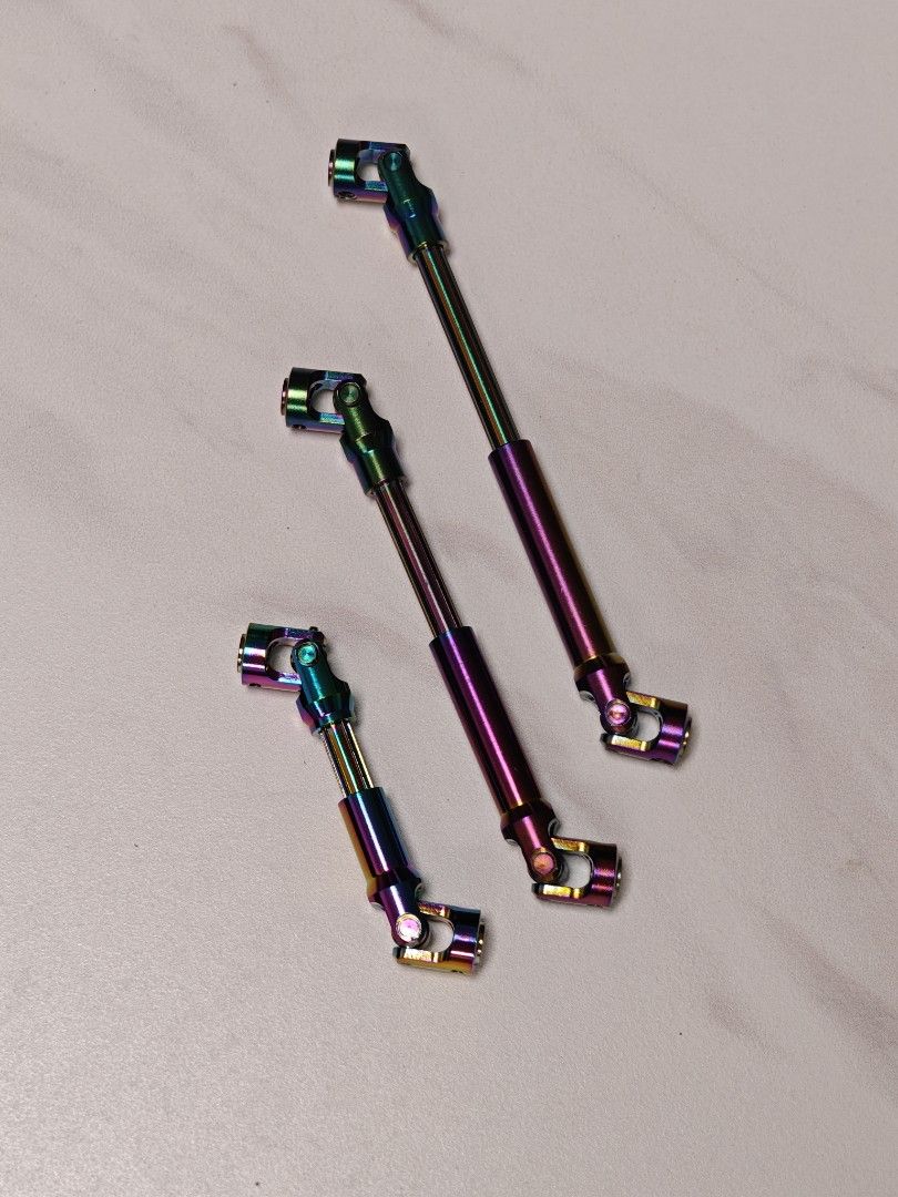 Traxxas TRX-6 6x6 G63 AMG Crawler Stainless Steel Driveshafts CVD ...