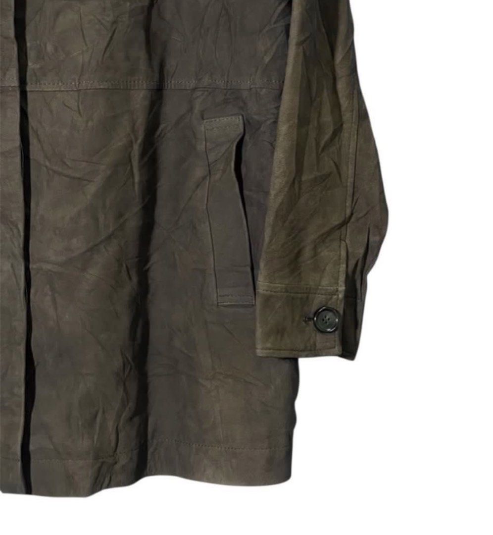 VINTAGE STUNNING LURE BUTTON UP SHEEPSKIN LEATHER JACKET, Women's ...