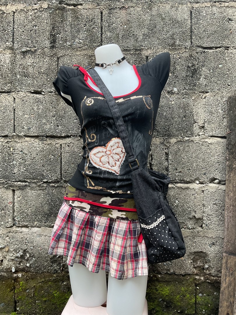 vintage whimsigoth downtown grunge dress, Women's Fashion, Tops, Others ...