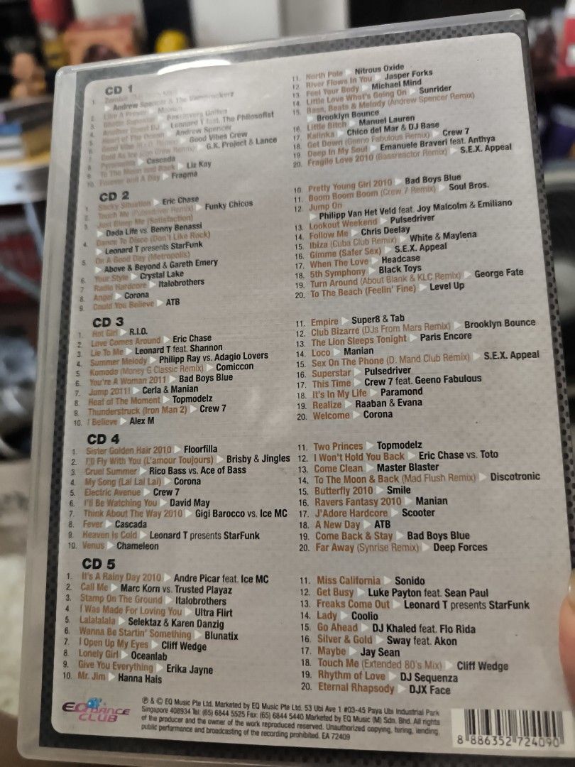 100 Best Dance Hits 5CD, Hobbies & Toys, Music & Media, CDs & DVDs on ...