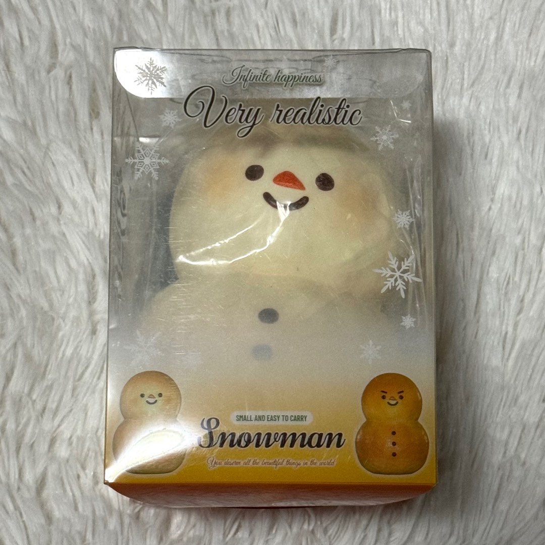 1st Edition Lisa White Snowman Squishy Squishies, Hobbies & Toys, Toys ...
