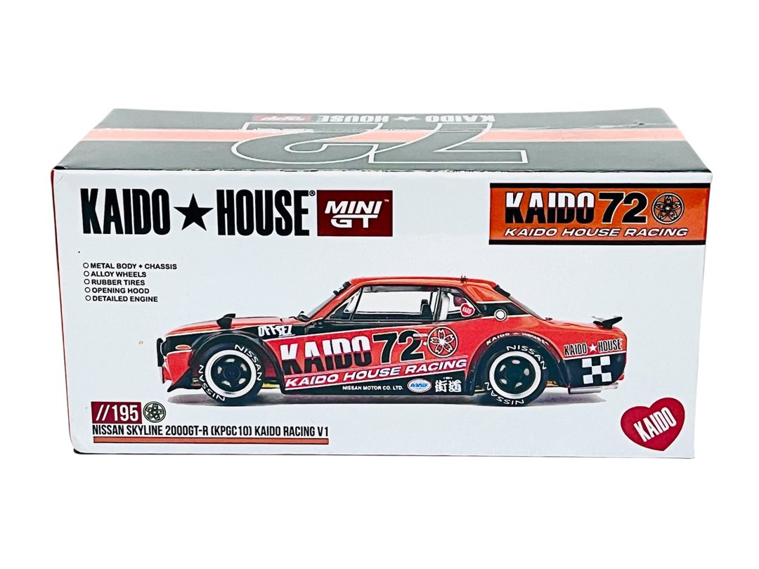 全新 未開封 Kaido House x MiniGT No. KHMG 195 Scale 1:64 1/64 比例 Mini GT 合 ...