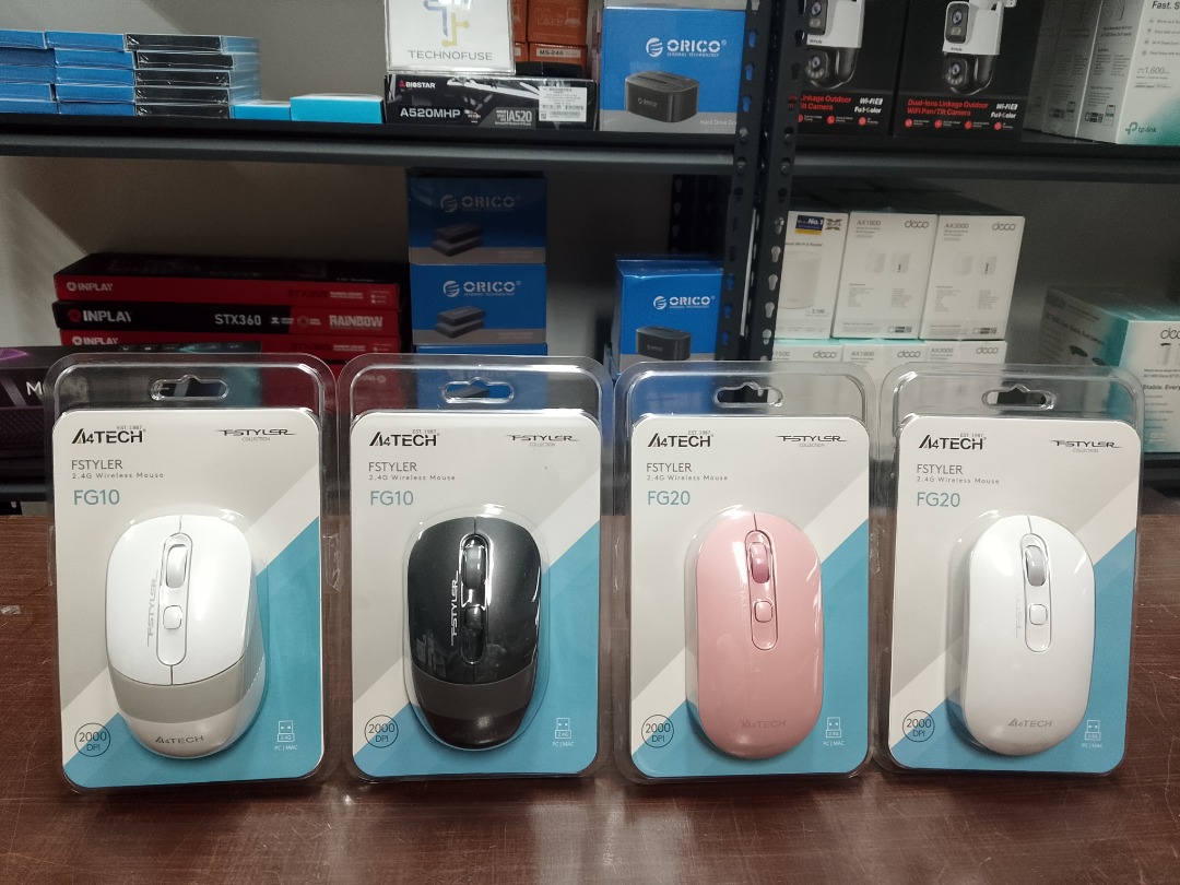 A4Tech FG10 Fstyler Wireless Mouse Grey A4Tech FG10 Fstyler Wireless ...