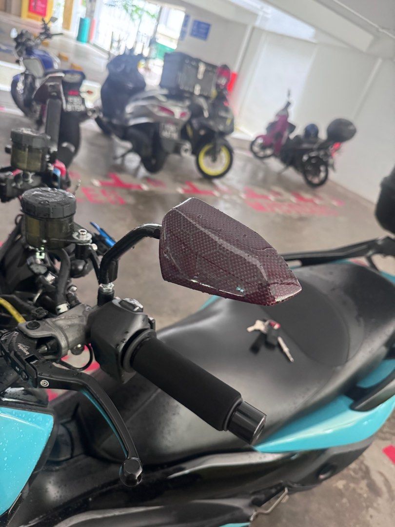 Agras Side Mirror, Motorcycles, Motorcycle Accessories on Carousell