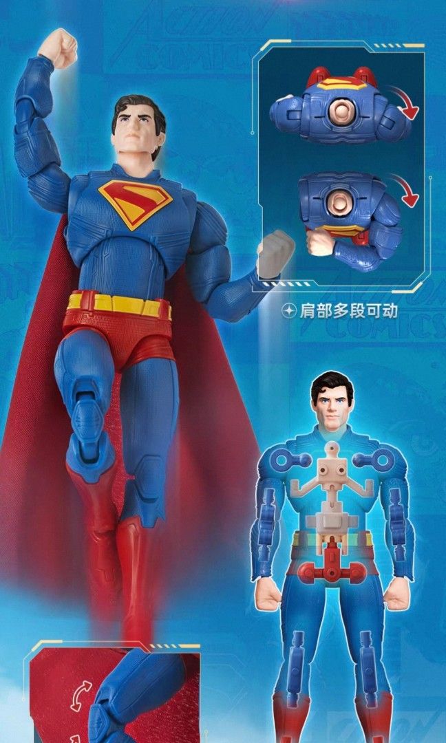 [PO] Blokees Champion class DC superhero Superman 2025 with krypto ...