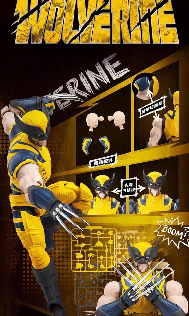 [PO] Blokees Champion class Deadpool and Wolverine Wolverine model kits ...