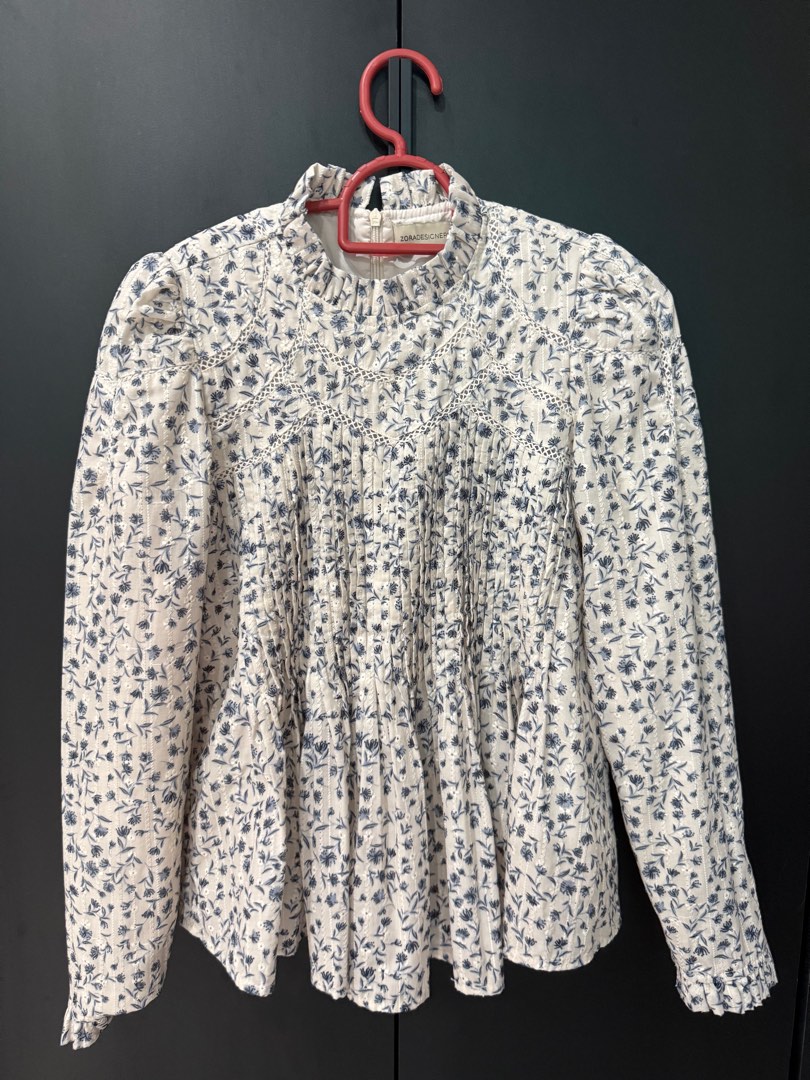 Zora designers Jannah top, Women's Fashion, Tops, Blouses on Carousell