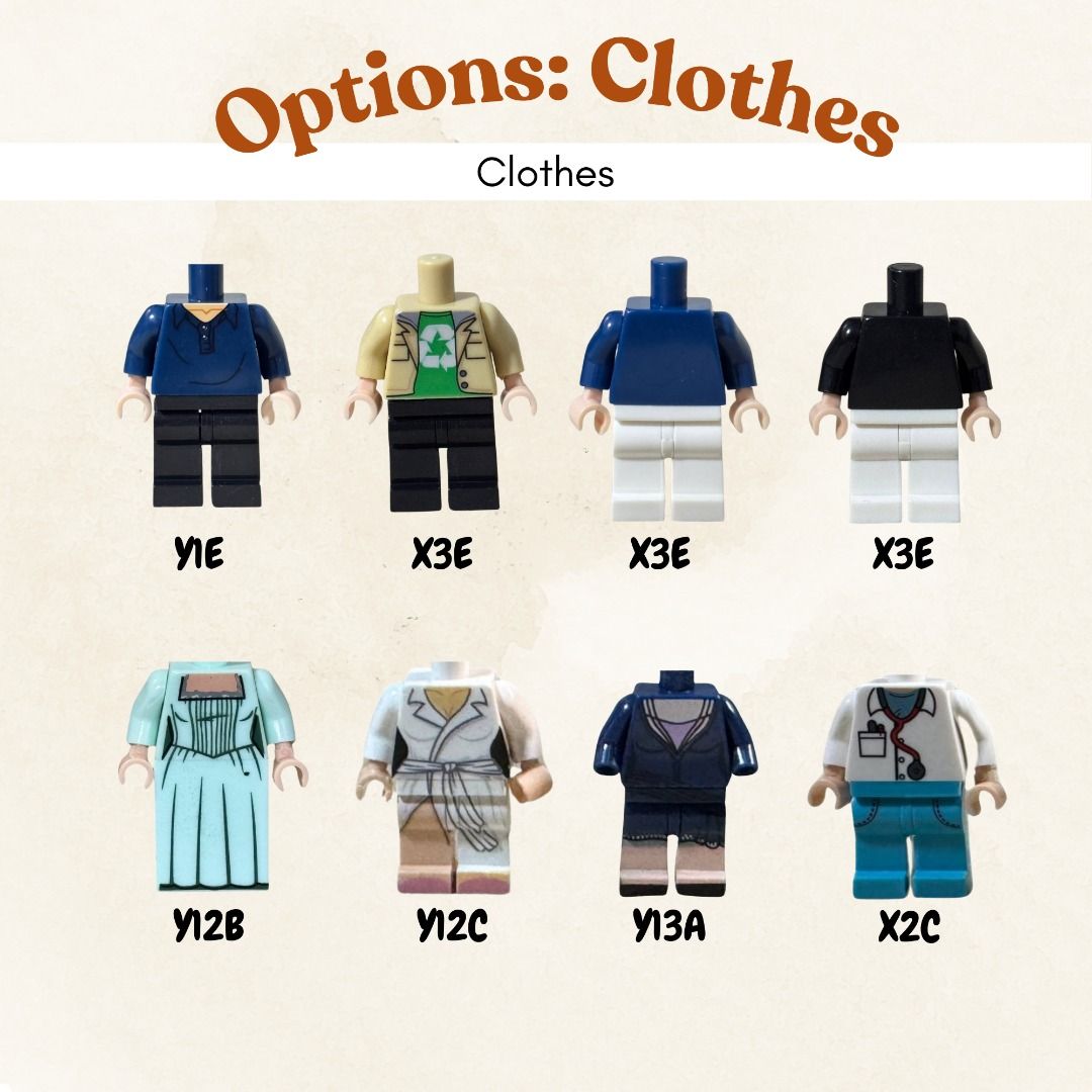 Box Figurine Lego- like Minifigure Box Small Customised Gift Present ...