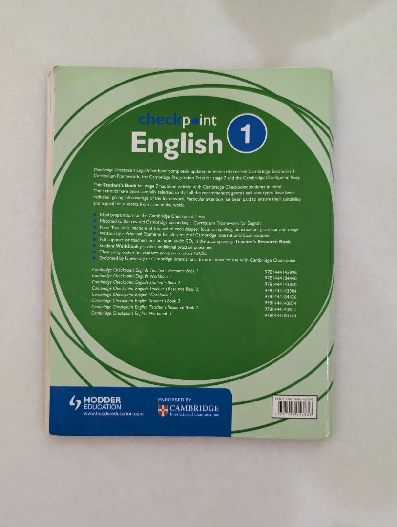 Cambridge Checkpoint English 1, New Edition, Hobbies & Toys, Books ...
