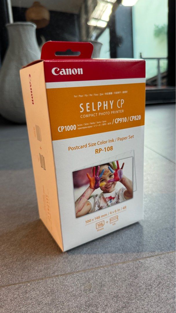 Canon Selphy CP RP-108 Ink & Paper Set (108 prints) – Brand New ...