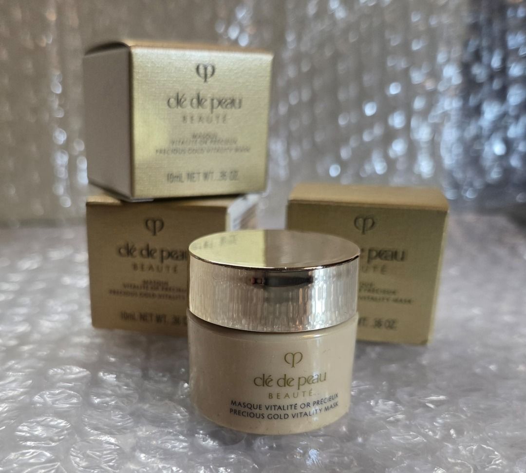 Clé de Peau Beauté 珍稀黃金賦活面膜 PRECIOUS GOLD VITALITY MASK (10 ML) / Sample 旅行裝 / Shiseido 資生堂 CDP ...