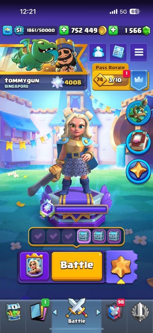 Clash Royale Merge Tactics boosting to diamond, Video Gaming, Video ...