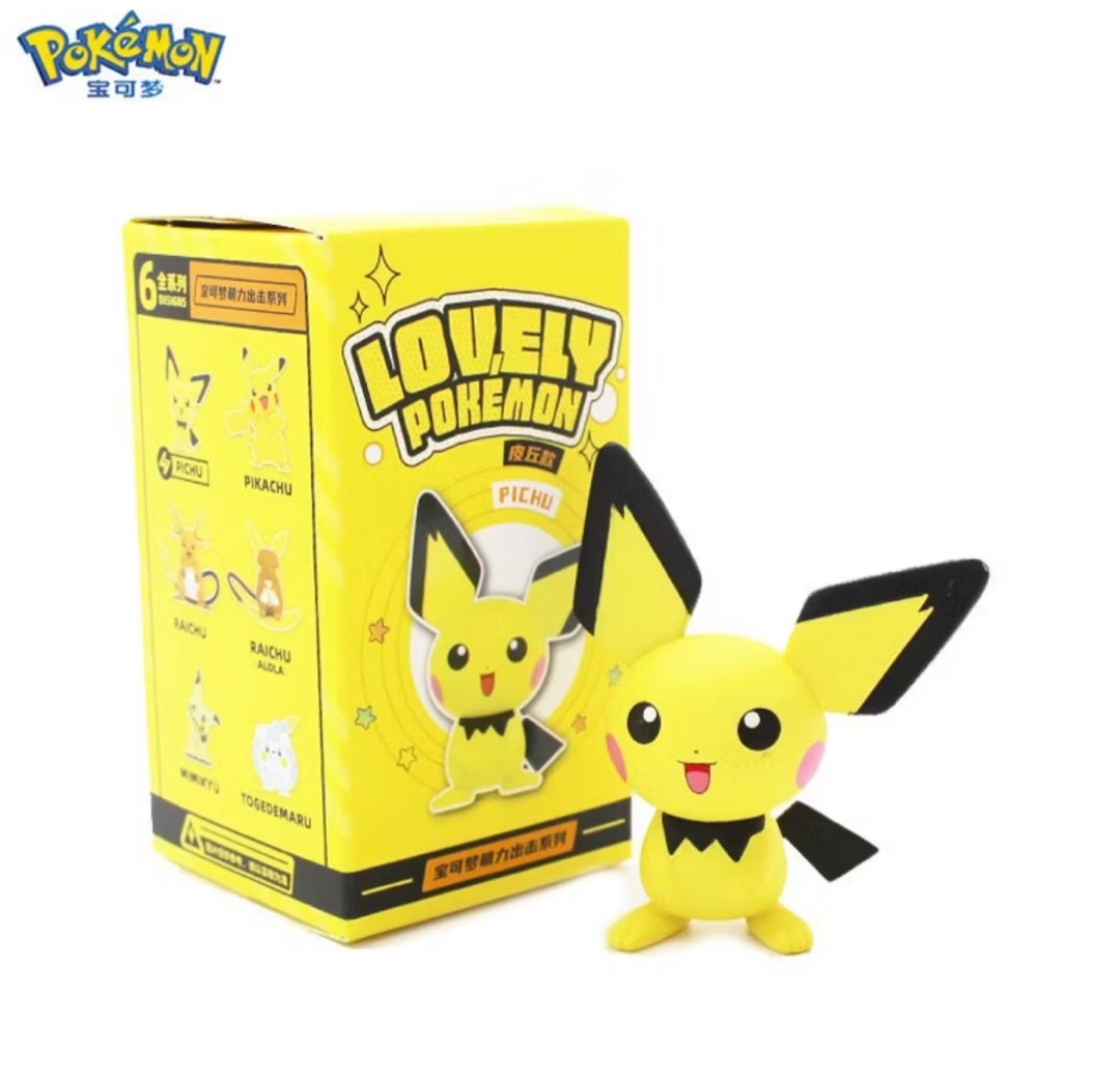 COLDPLAY-Pokemon Anime Figure Pikachu PVC Doll Table Top Ornament ...