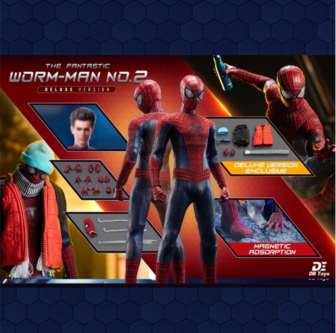 DB Toys X 6in Studio DB-6S 02A 02B 1/12 Scale The Fantastic Spiderman ...