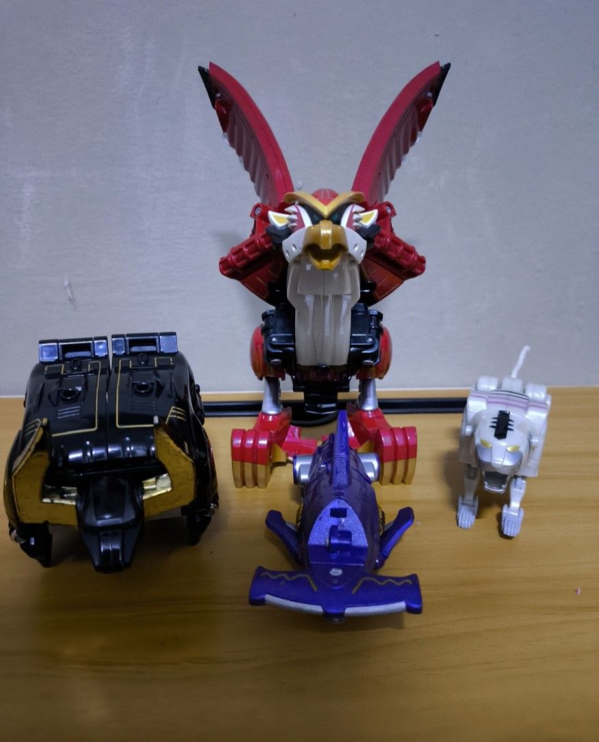 DX hyakuju sentai gaoranger wild force gao icarus falcon mix zord part ...