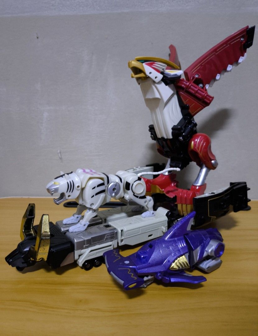 DX hyakuju sentai gaoranger wild force gao icarus falcon mix zord part ...