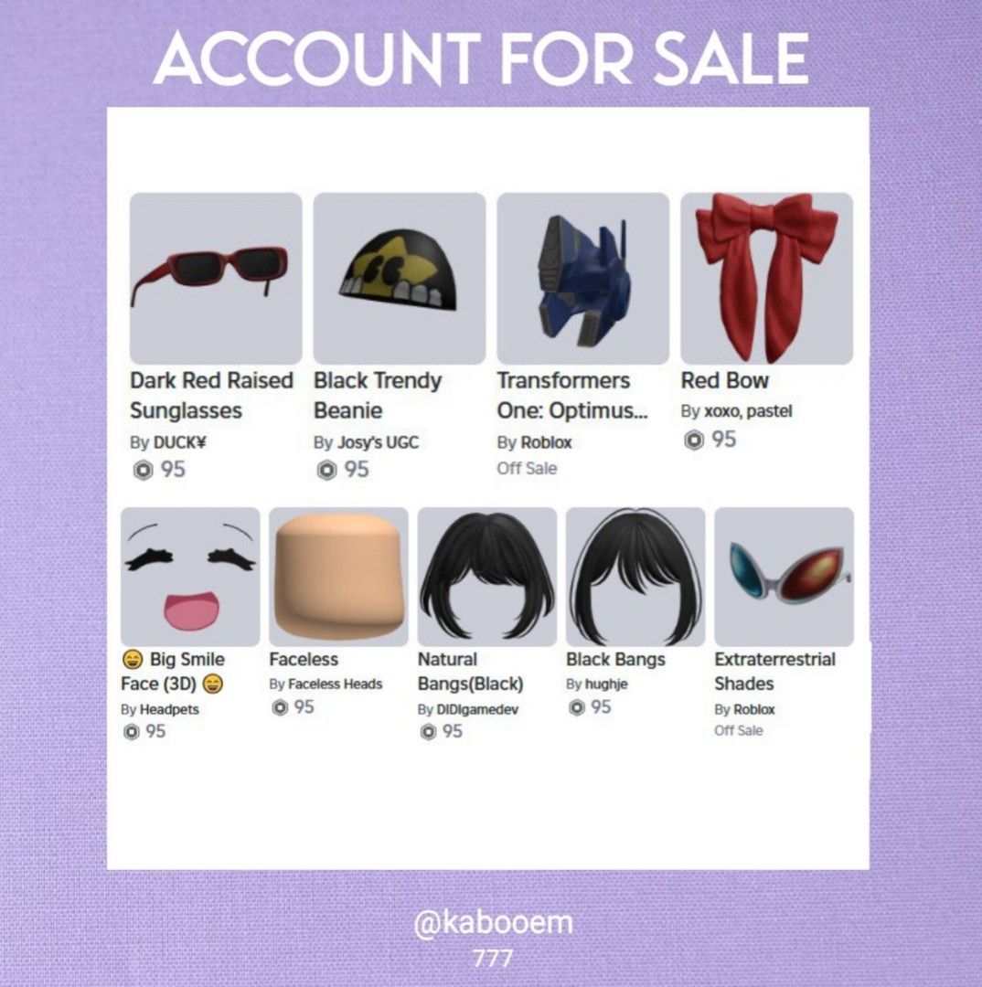 Girl Roblox Account, Video Gaming, Video Game Consoles, Xbox on Carousell