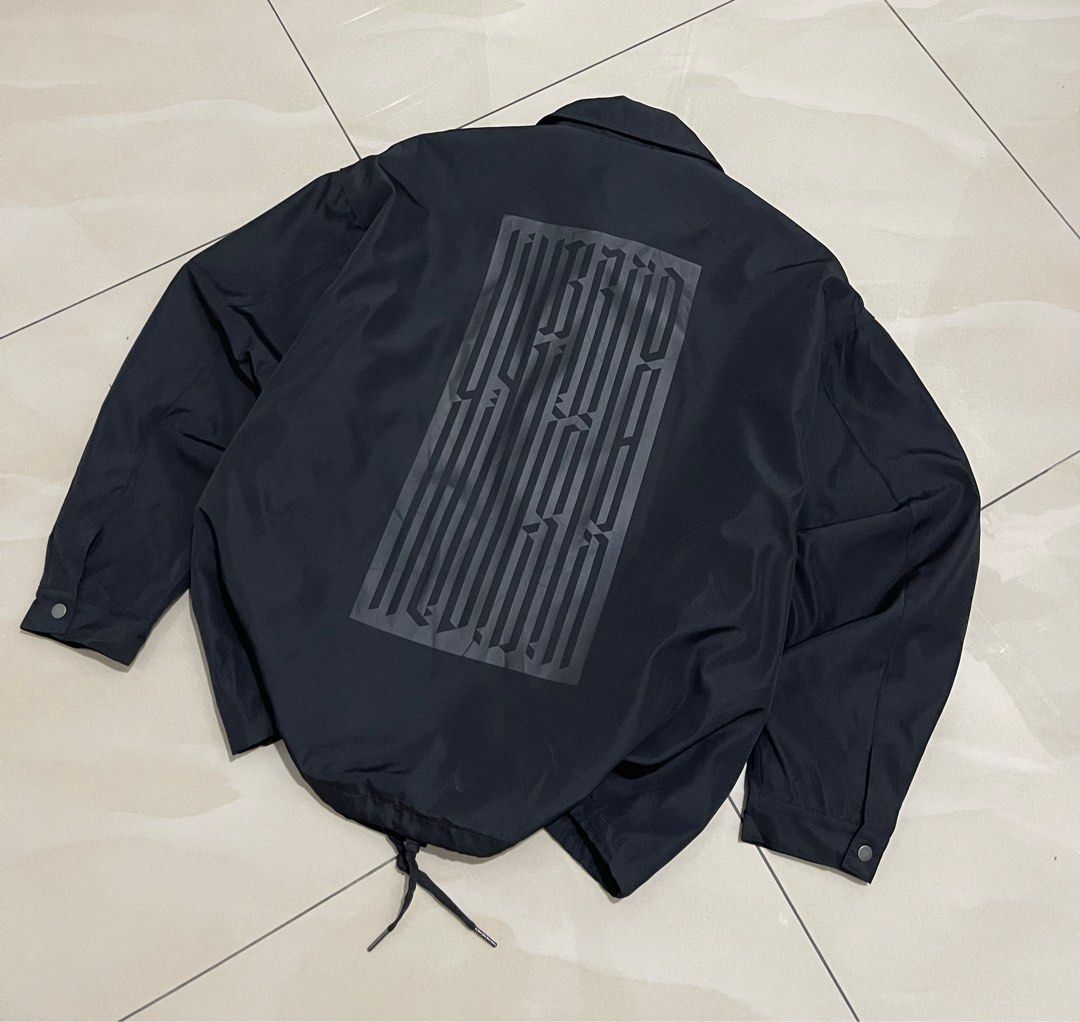 Gu Uniqlo windbreaker coach jacket backhit boxy baggy, Men's Fashion ...