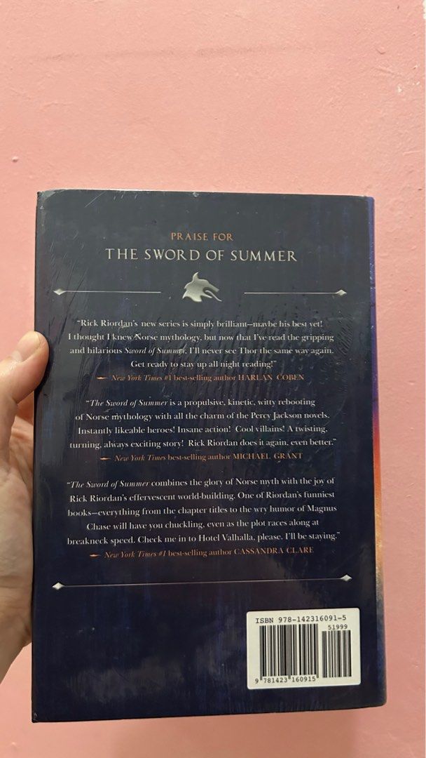 Hardbound Magnus Chase and the Gods of Asgard The Sword of Summer by ...