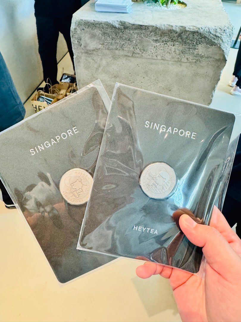 Heytea Singapore magnet Coin, Furniture & Home Living, Bathroom ...