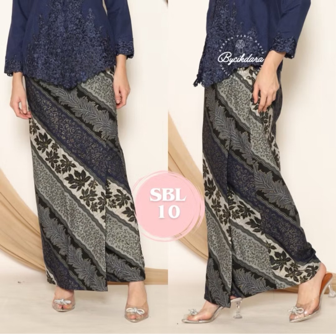 Kain Batik Lipat Tepi for Kebaya, Women's Fashion, Muslimah Fashion ...