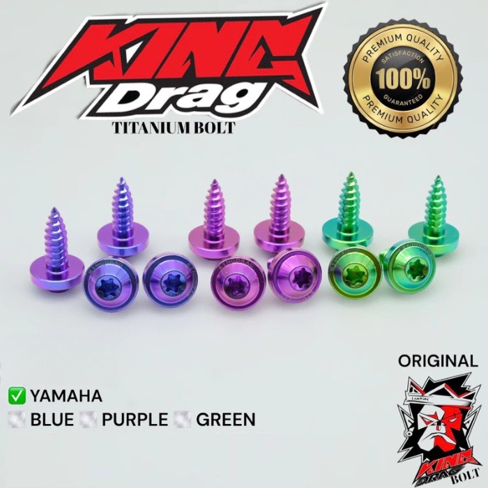 KING DRAG Baut TITANIUM PROBOLT Original Thailand Harga SATUAN Body ...