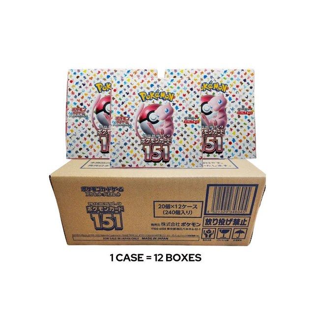 [FREE LALAMOVE] Pokemon Japanese 151 Booster Box Case 12 booster box ...