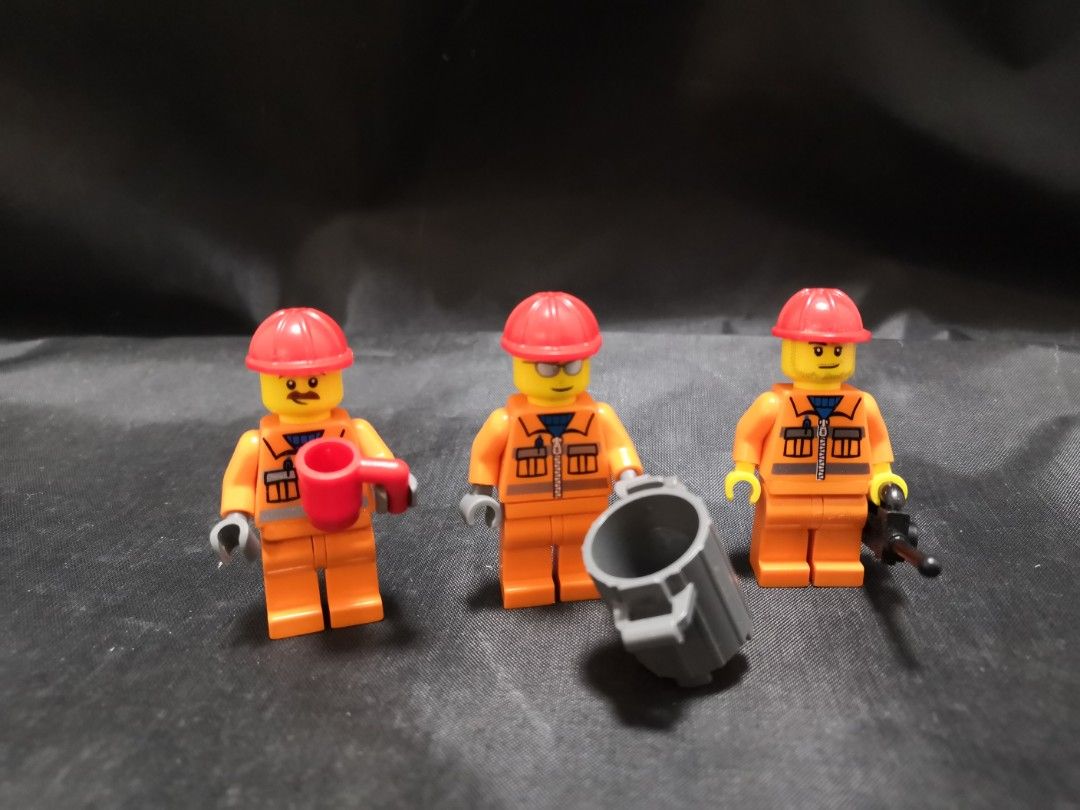 Lego City Worker Minifigures, Hobbies & Toys, Toys & Games on Carousell