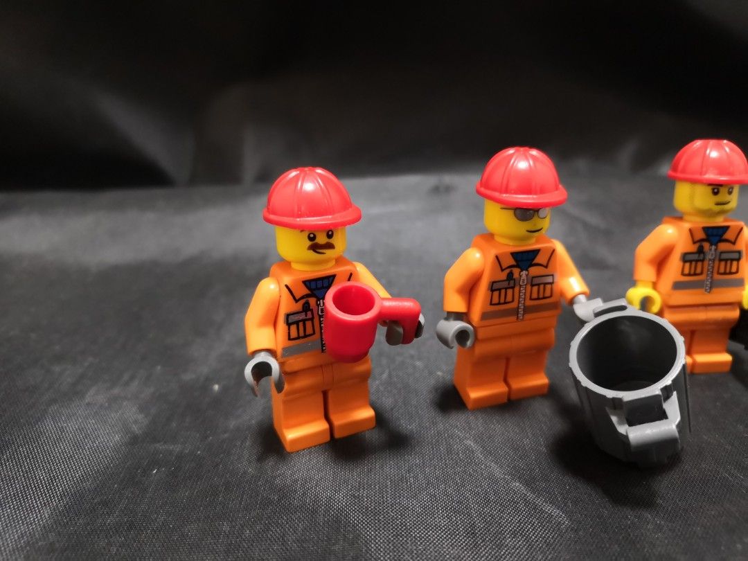 Lego City Worker Minifigures, Hobbies & Toys, Toys & Games on Carousell