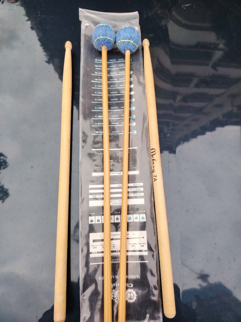 Marimba Mallet and Drumsticks Set, Hobbies & Toys, Music & Media ...