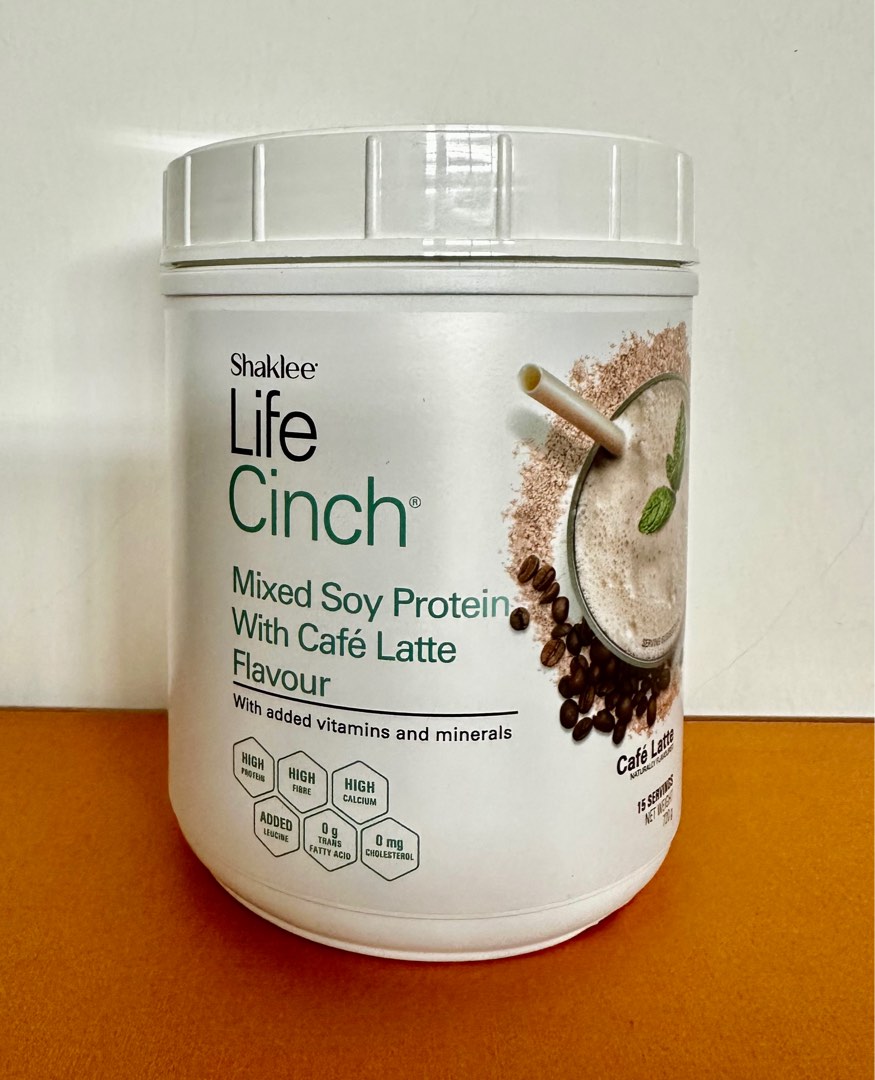 New - Shaklee Life Cinch Mixed Soy Protein with Cafe Latte Flav ...