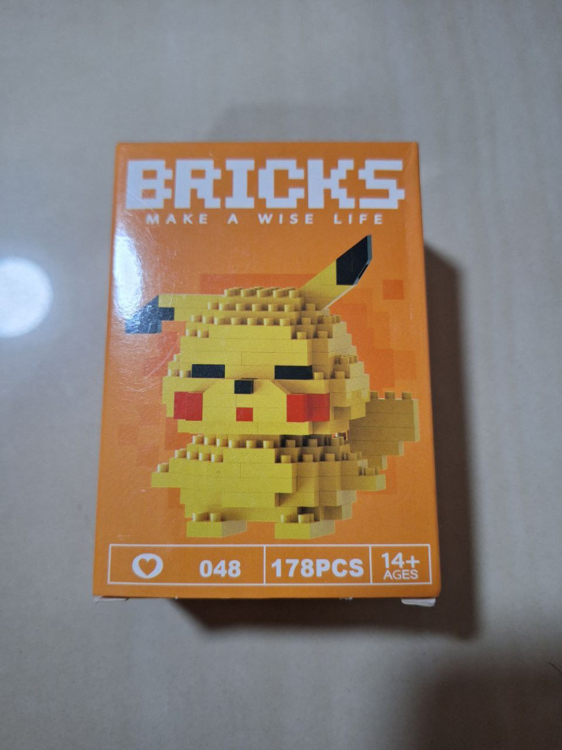 Pikachu mini building block Pokemon, Hobbies & Toys, Stationery & Craft ...
