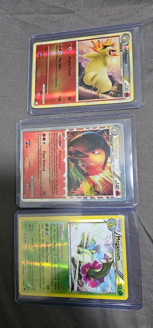 Pokémon TCG Typhlosion Prime 110/123 HeartGold SoulSilver Holo Pokemon ...