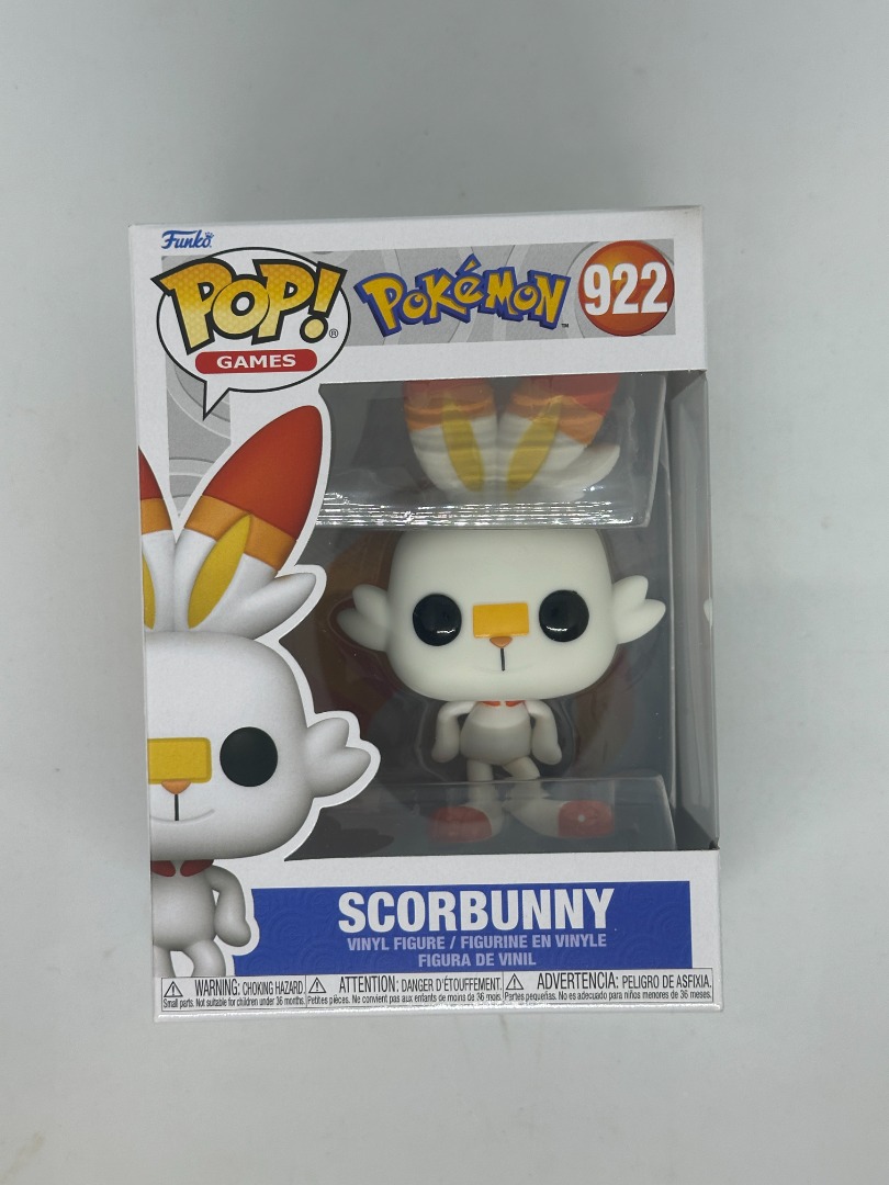 Pop! Pokemon : Scorbunny #922 Funko, Hobbies & Toys, Collectibles ...