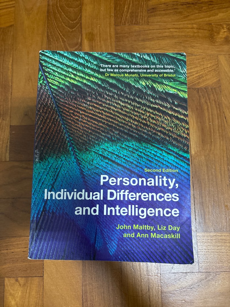 Psychology Personality, Individual Differences and Intelligence - 2nd ...