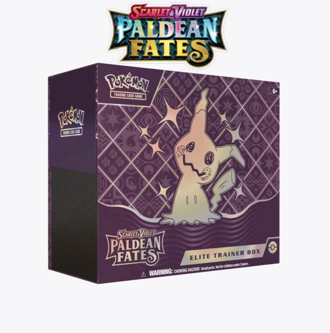 [READY STOCK] Pokemon ETB|Paldean Fates Elite Trainer Box ETB |Destined ...