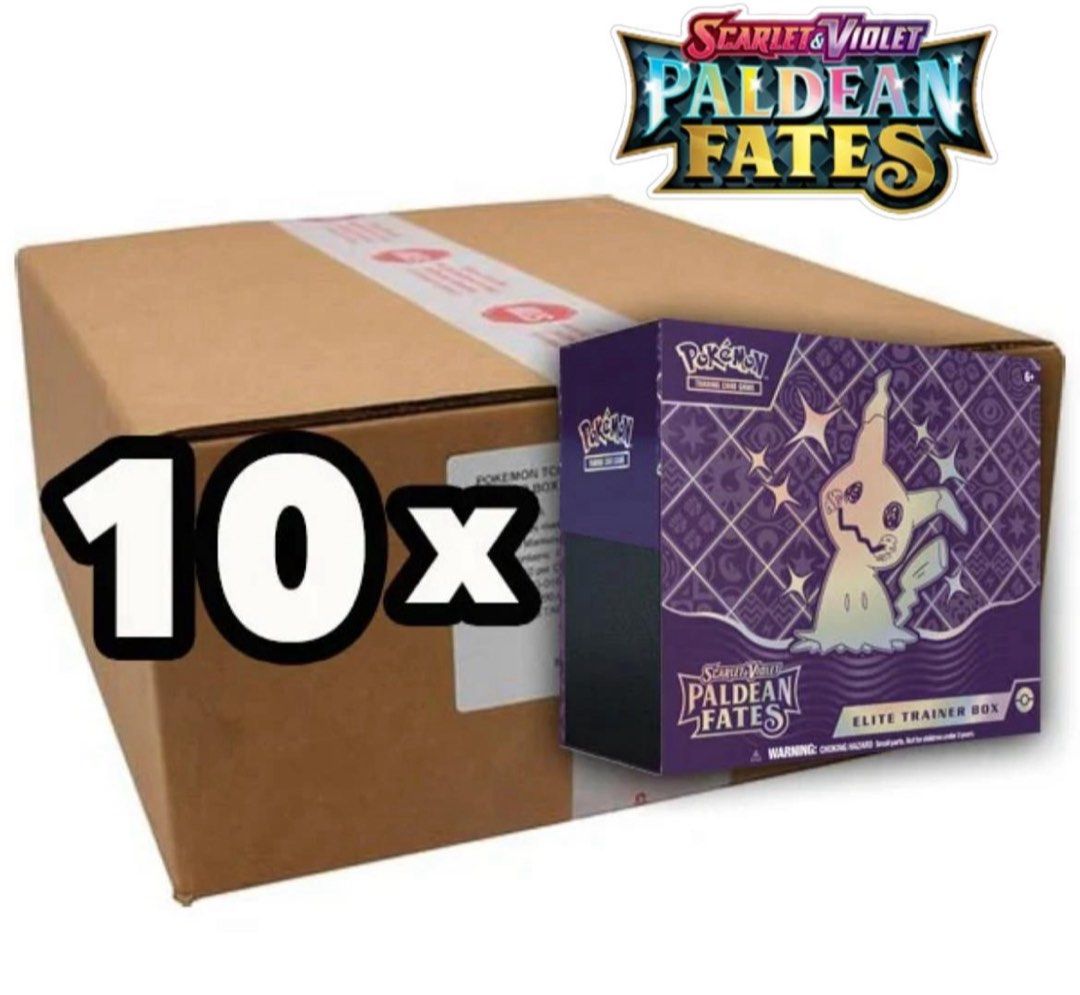 [READY STOCK] Pokemon ETB|Paldean Fates Elite Trainer Box ETB |Destined ...