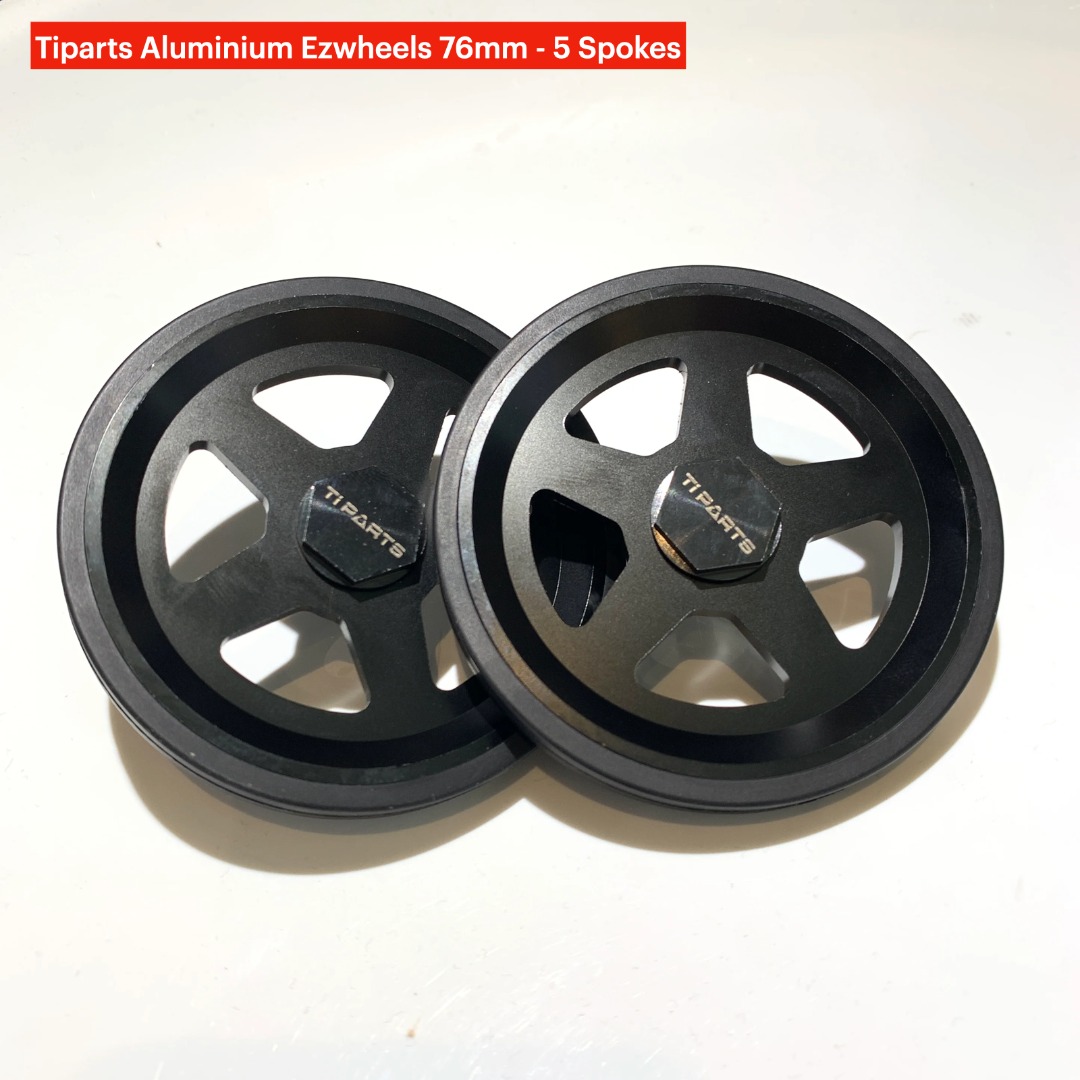 (Ready Stock) Ti Parts Workshop Aluminium Ezwheels 76mm - 5 Spokes EW ...