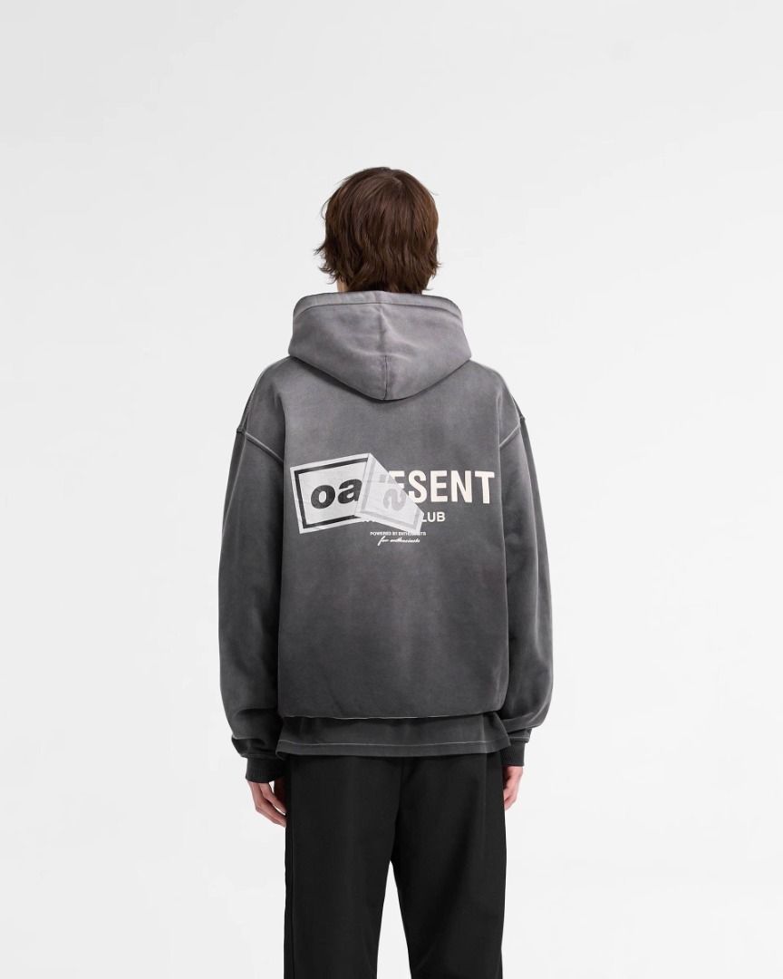 Represent X Oasis Owners Club New Vintage Hoodie 綠洲搖滾樂隊聯名限定英文水洗做舊連帽衛衣 ...