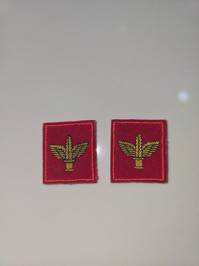 SAF commando (cdo) collar pin/ badge for number 1, Hobbies & Toys ...