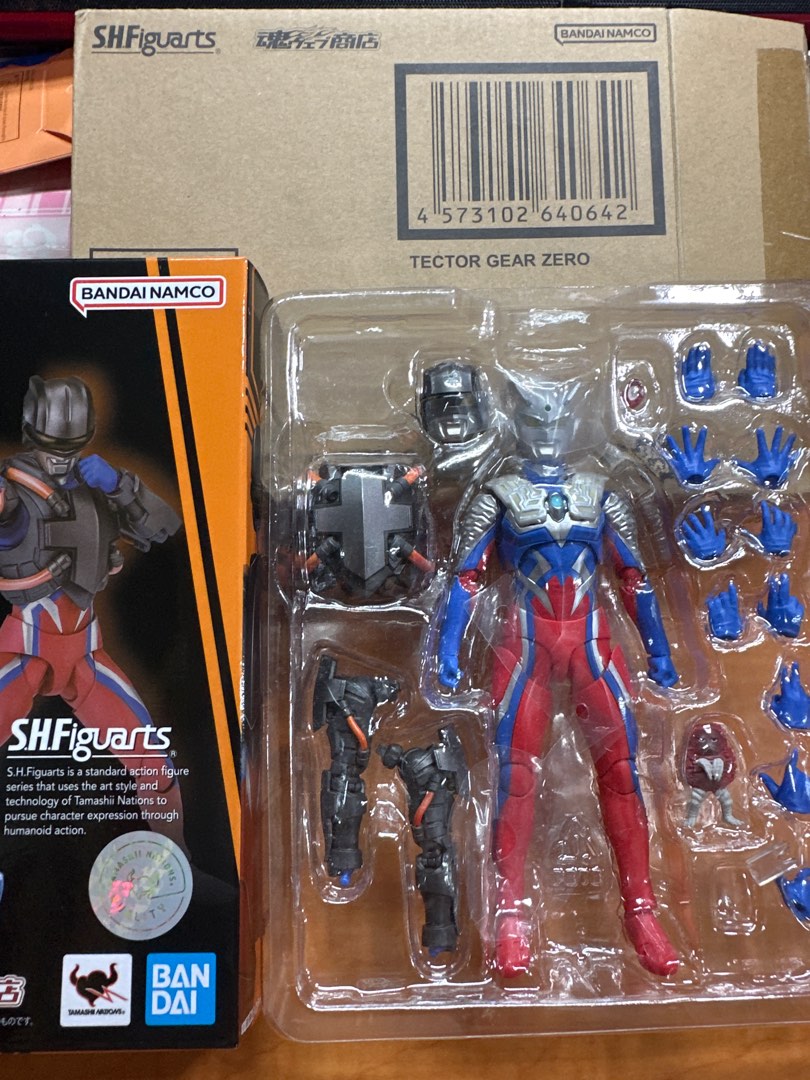 SHF Ultraman Tector Gear Zero 超人 賽羅 奧特曼 力霸王, 興趣及遊戲, 玩具 & 遊戲類 - Carousell