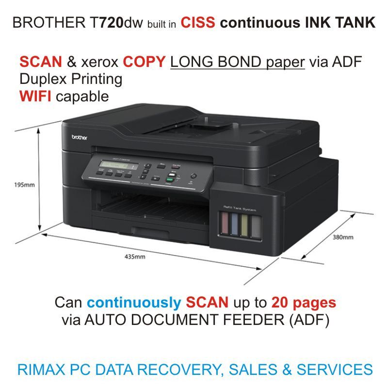 short bond a4 printer also large format a3 scanner xerox wifi lan ...