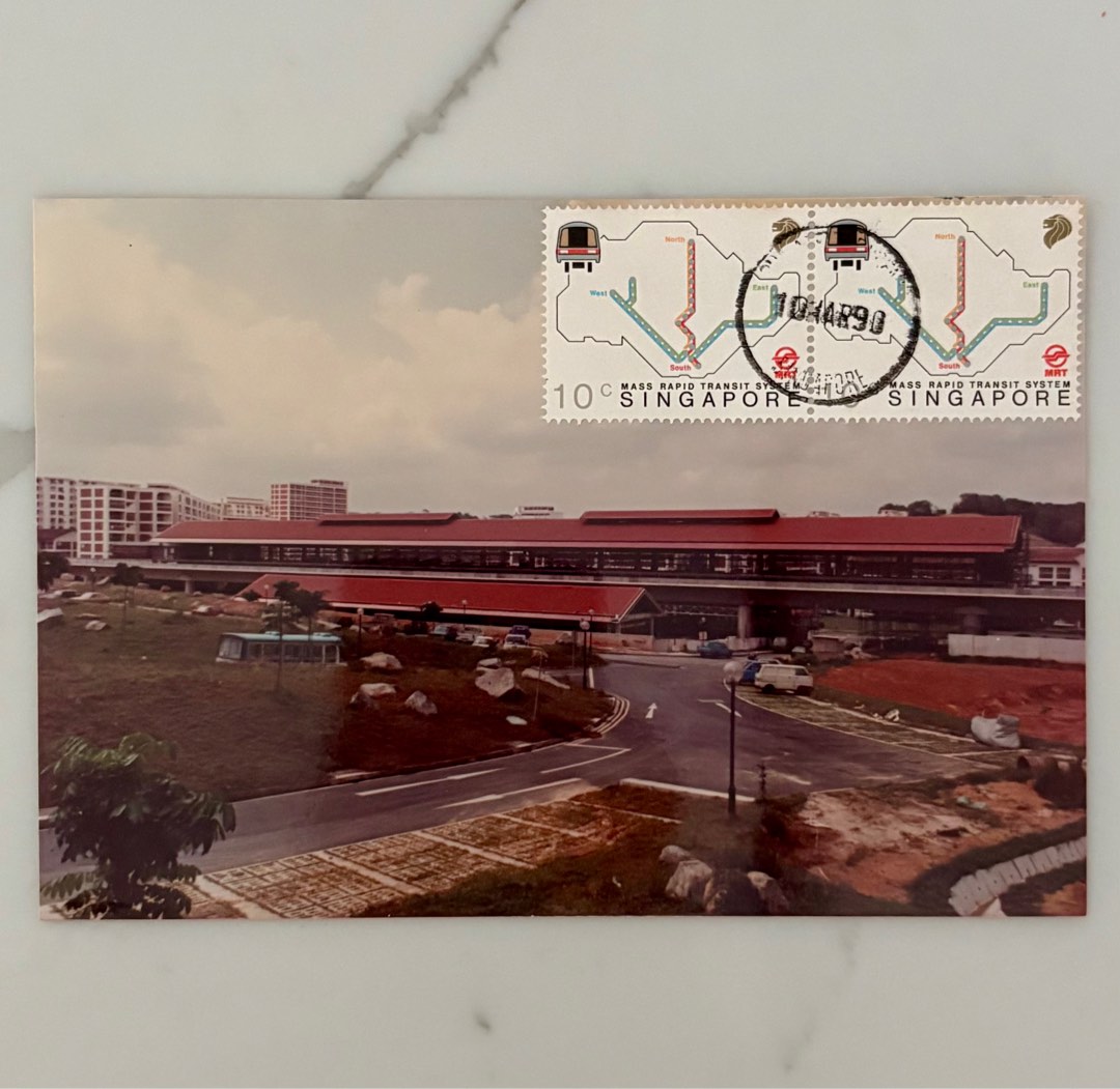 Singapore Bukit Gombak MRT train station opening first day chop ...