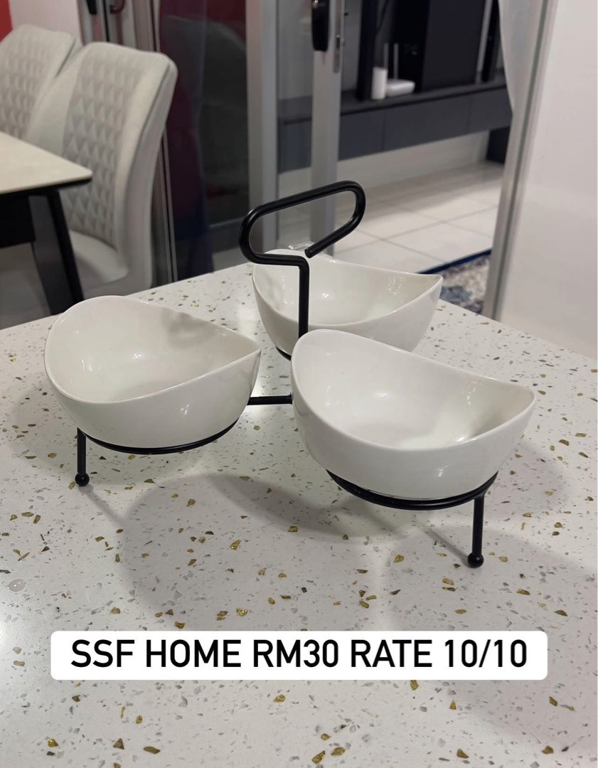 Selfpickup elmina only! No pos. Ssf home serving porcelain bowl with ...